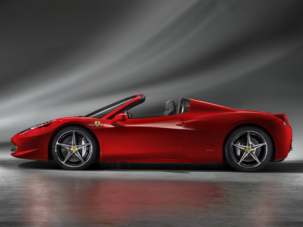 Ferrari 458 technical specifications and fuel economy